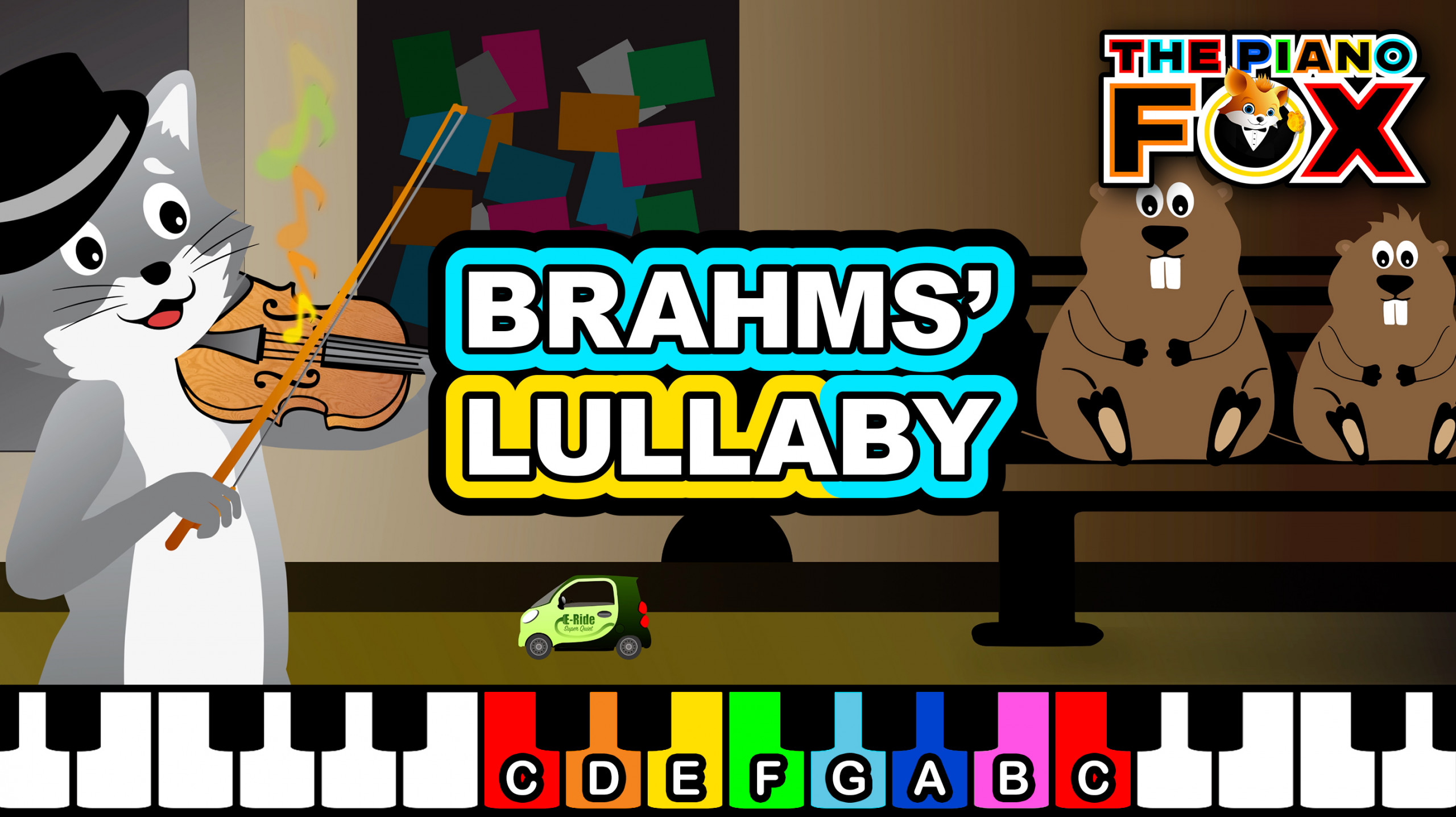Brahms' Lullaby - The Piano Fox