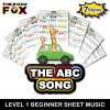ABC Song - Piano Sheet Music for Kids - The Piano Fox